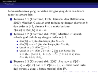 Dimensi Metrik Graf Lintasan dan Graf Lengkap | PDF