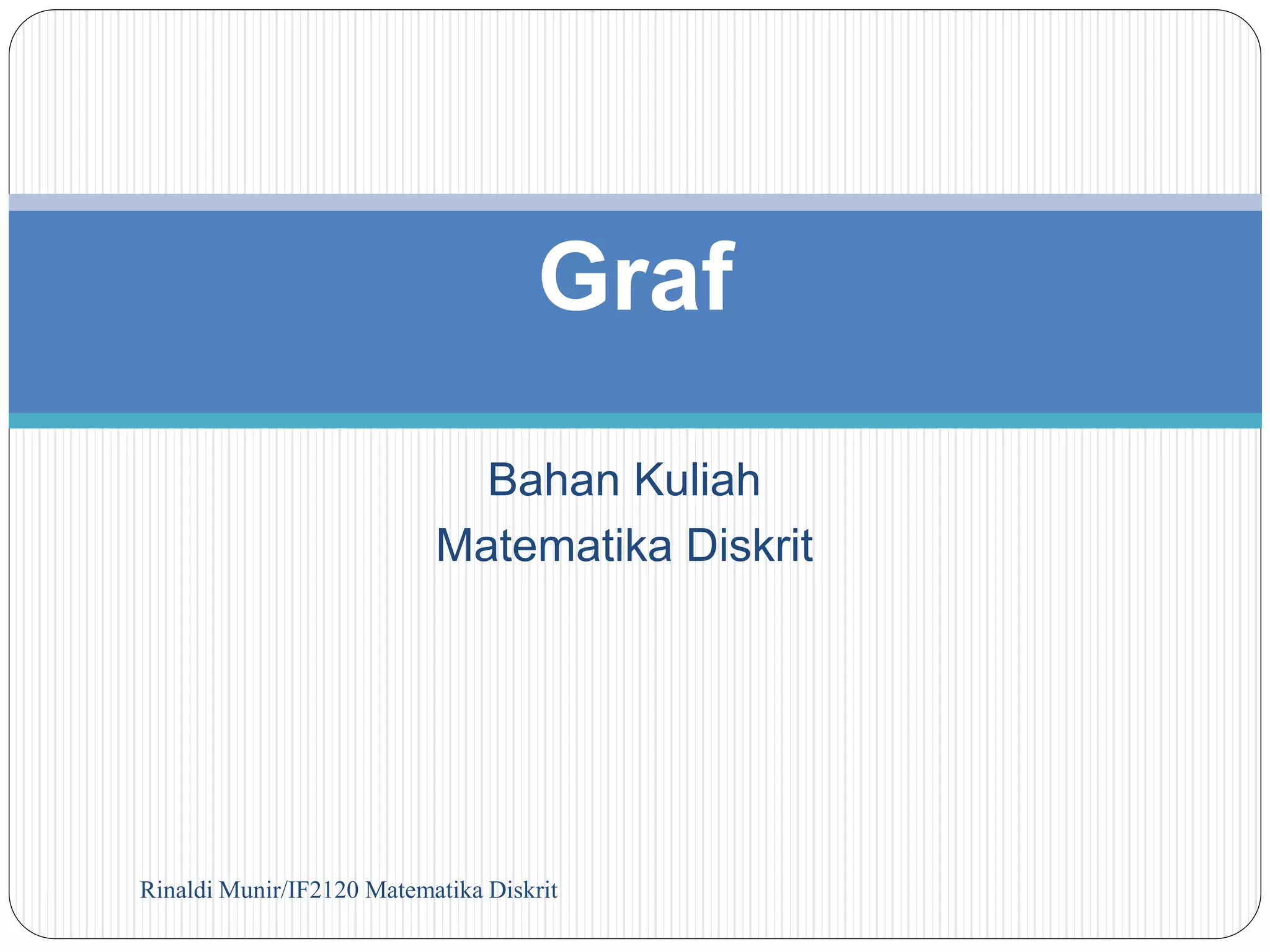 Graf ( Matematika Diskrit) | PPTX