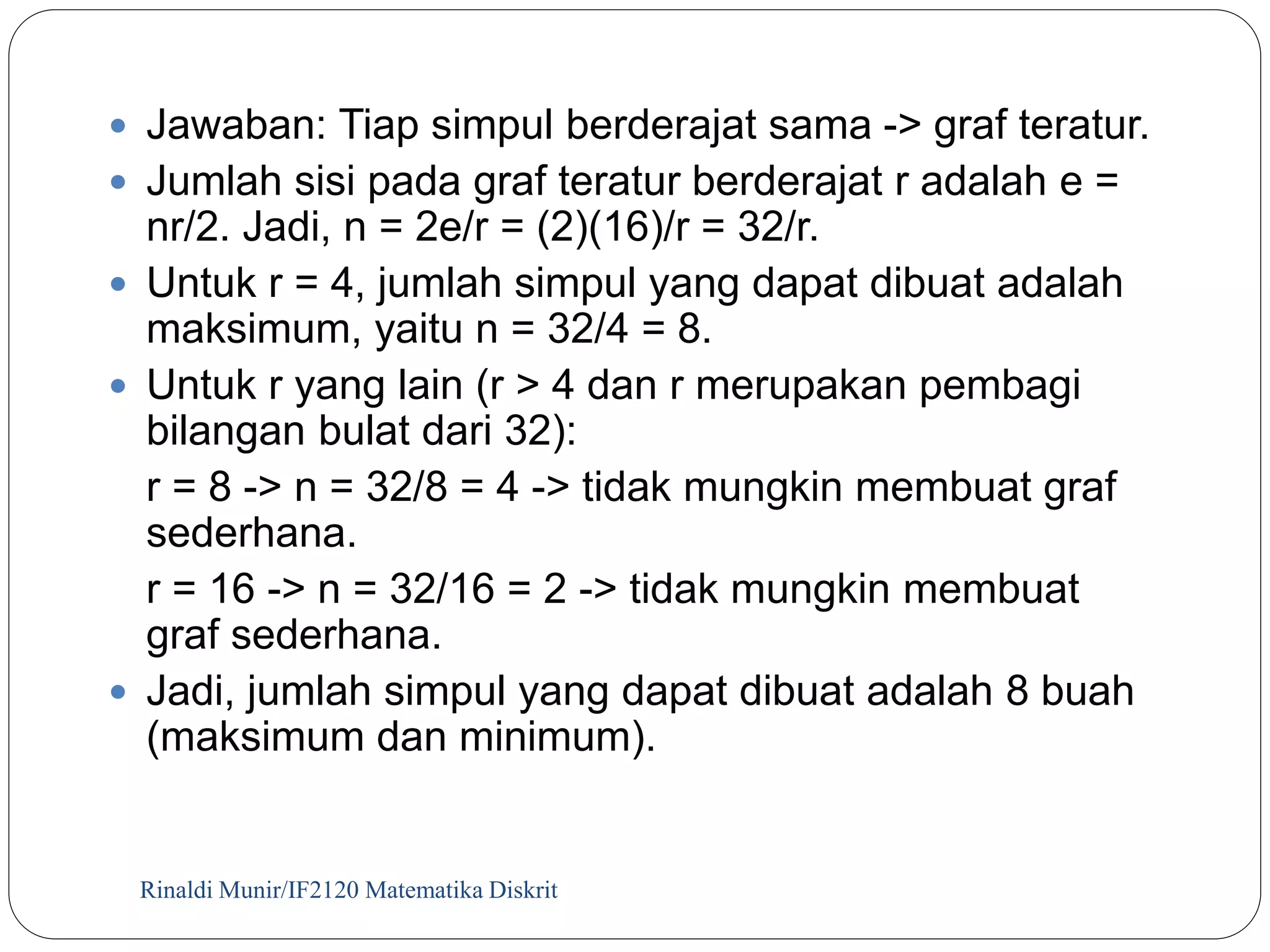 Graf ( Matematika Diskrit) | PPTX