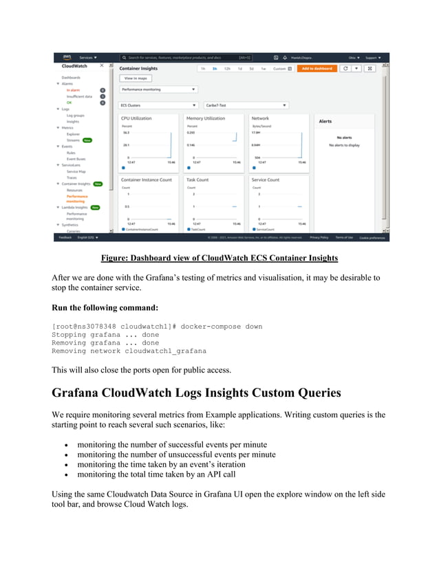 Grafana and AWS - Implementation and Usage | PDF