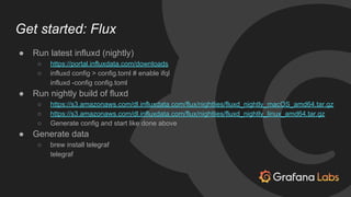 Optimizing the Grafana Platform for Flux | PDF