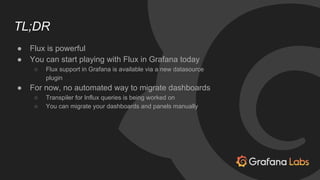 Optimizing the Grafana Platform for Flux | PDF