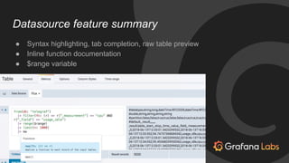 Optimizing the Grafana Platform for Flux | PDF