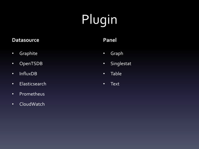 Grafana datasource plugin | PPT