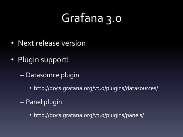 Grafana datasource plugin | PPT