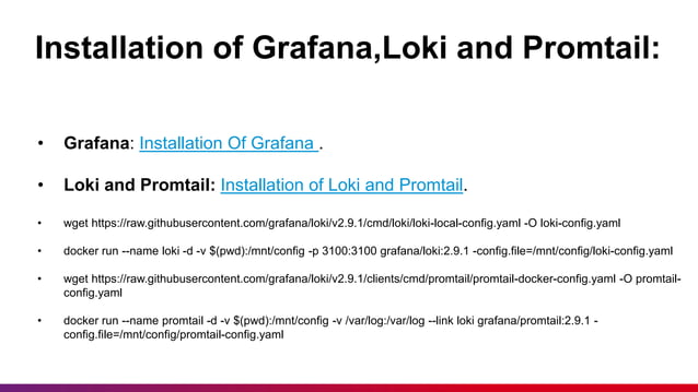 Grafana Loki (Monitoring Tool) Presentation | PPTX | Computer Software ...
