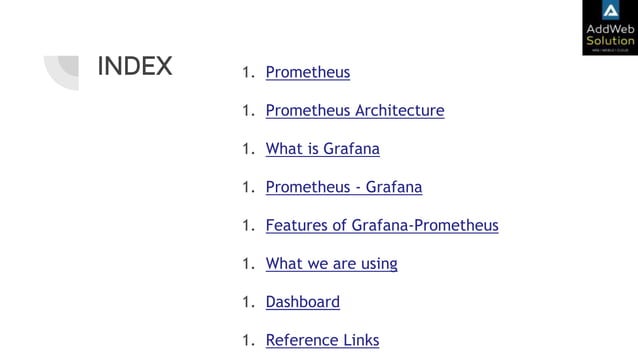 Prometheus with Grafana - AddWeb Solution | PPT