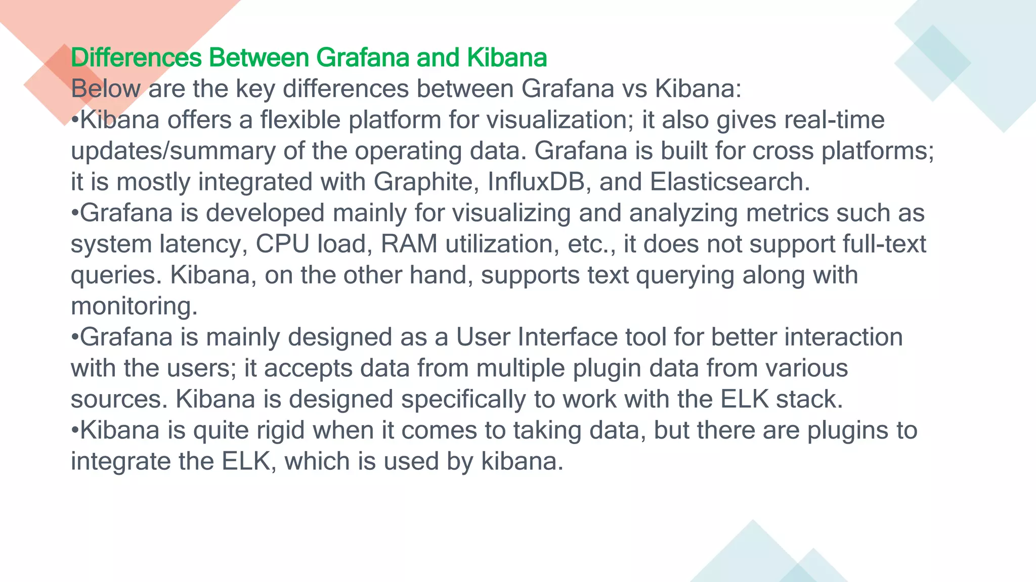 Grafana vs Kibana | PPTX