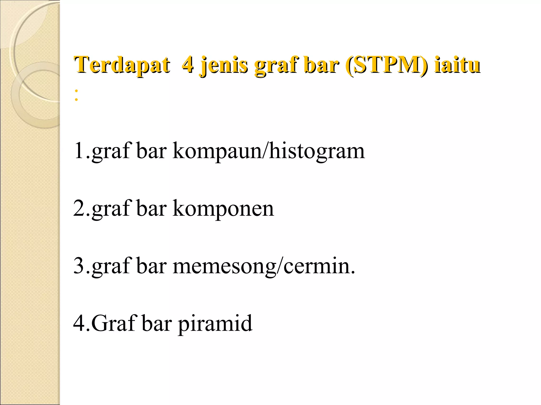 Graf bar STPM Penggal 2 | PPT