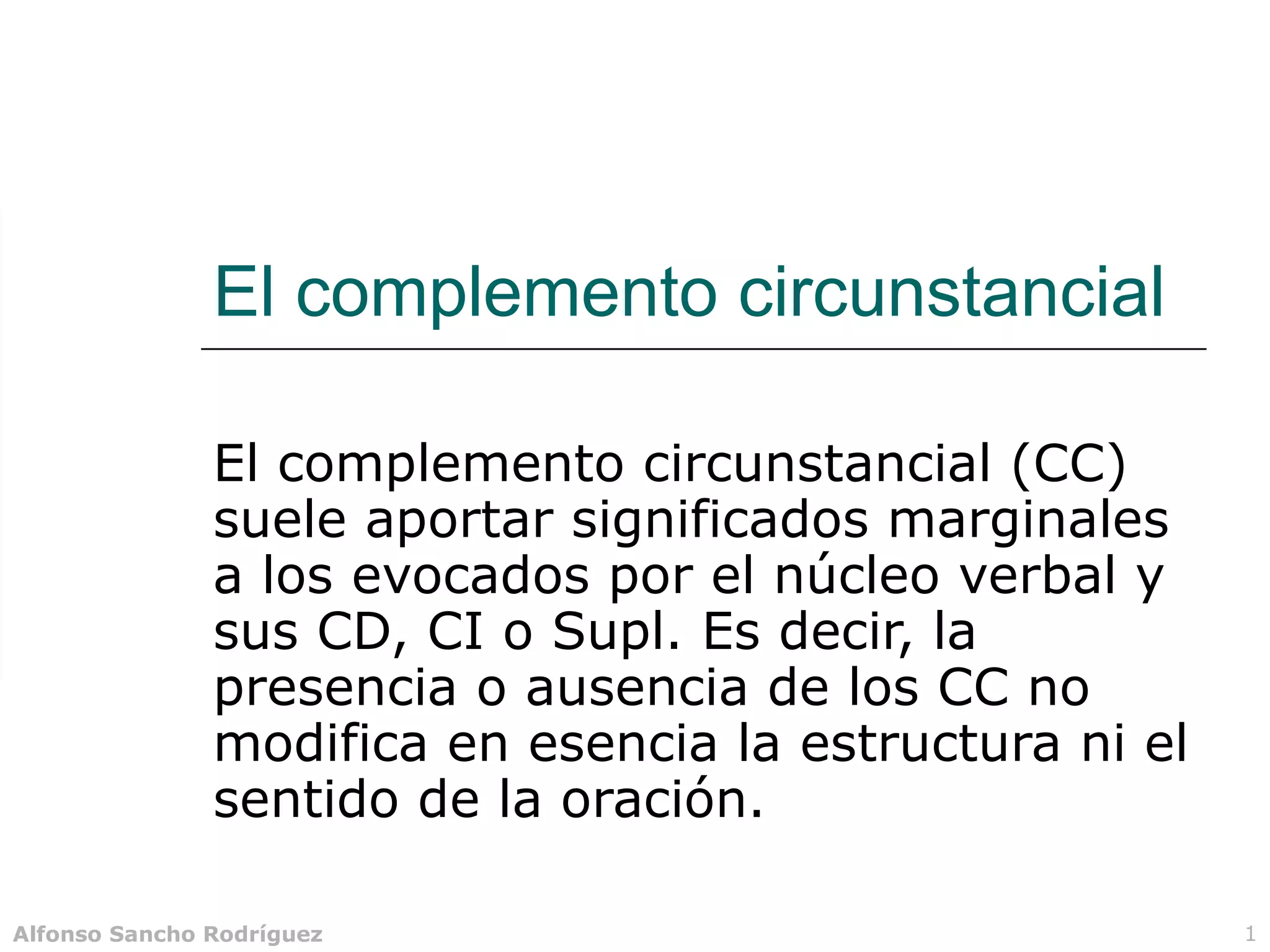 COMPLEMENTO CIRCUNSTANCIAL | PPS