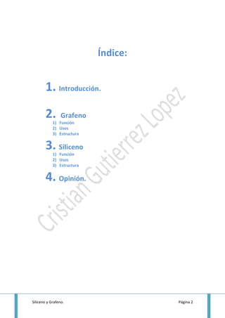 Grafeno y Siliceno | PDF