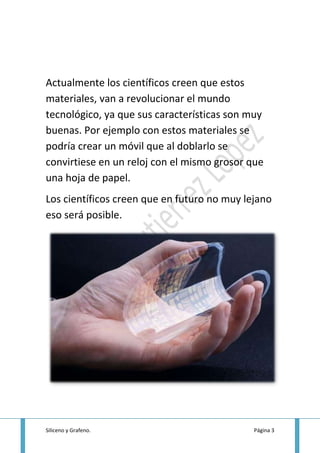 Grafeno y Siliceno | PDF