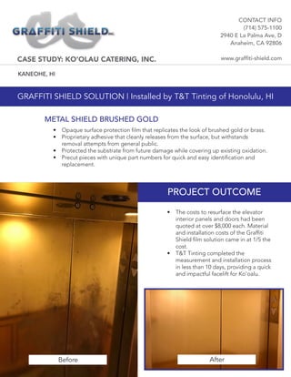 Graffiti Shield Case Study for Dallas Properties | PDF