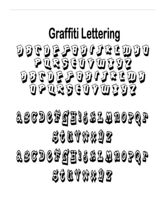 Graffiti Letter Lowercase R