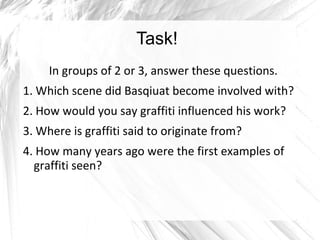 History of Graffiti | PPT