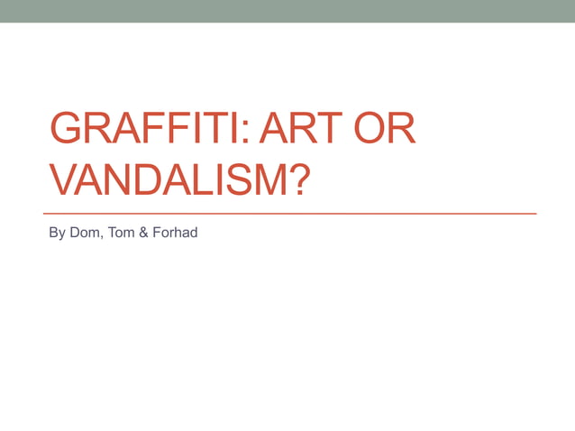 Graffiti/street art Presentation | PPTX