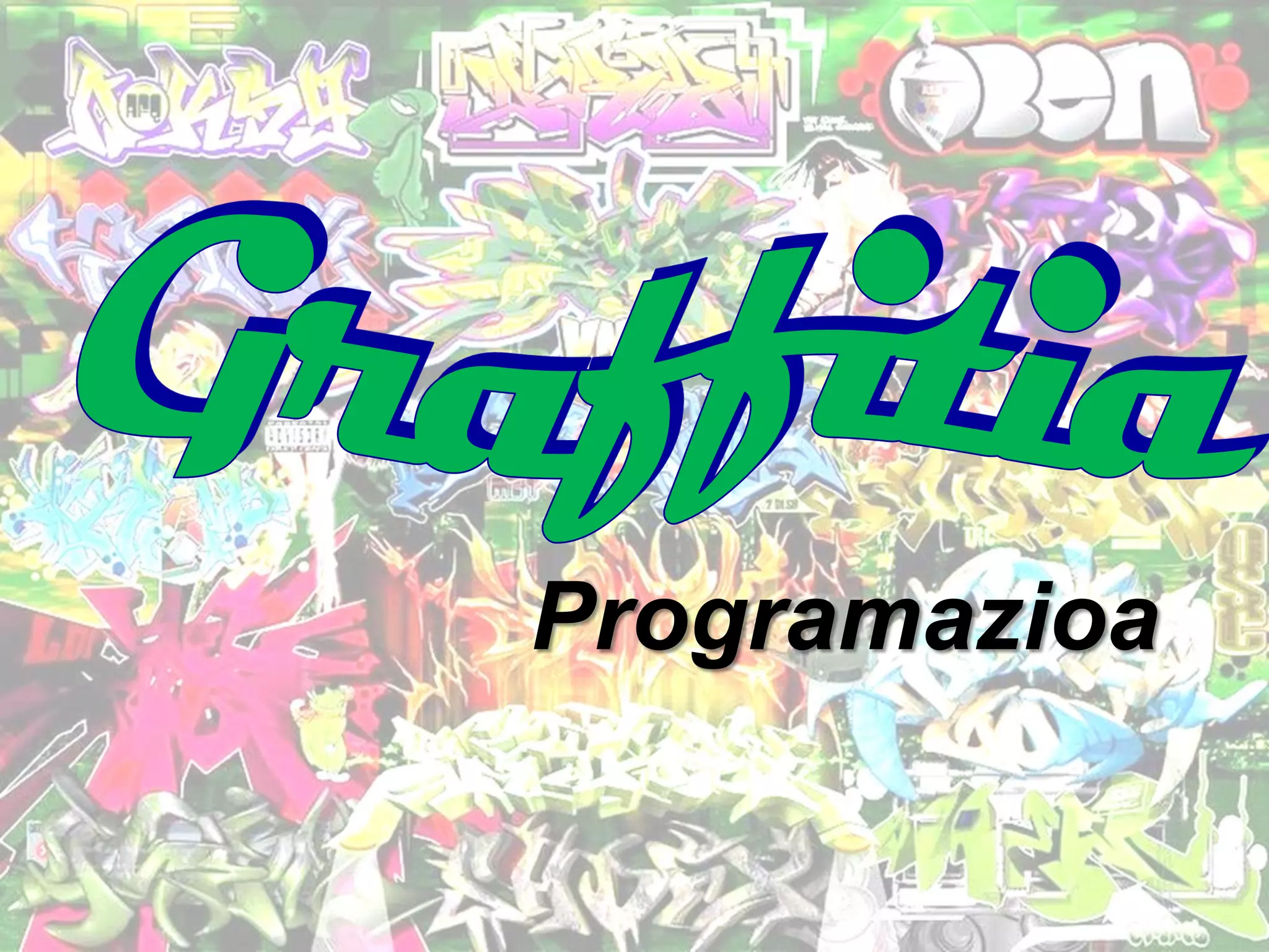 Graffitia webquestaren programazioa | PDF