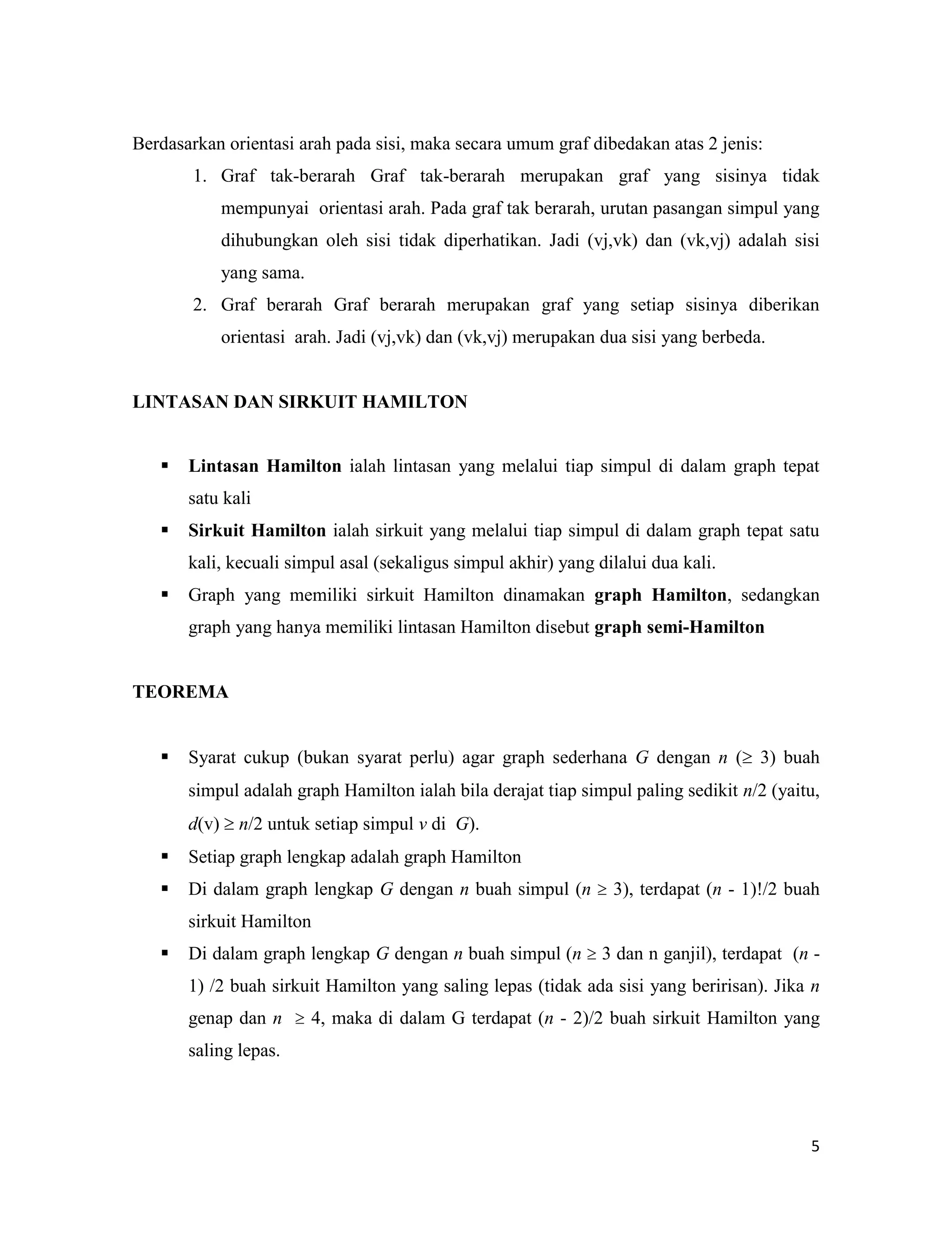 Graf hamilton dalam permainan tradisional congklak | PDF