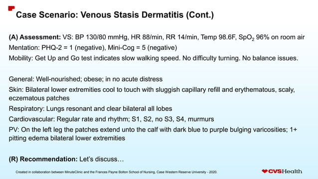 GR AFHS Diff Venous Stasis Derm from Cellulitis.-w-o CH.pptx