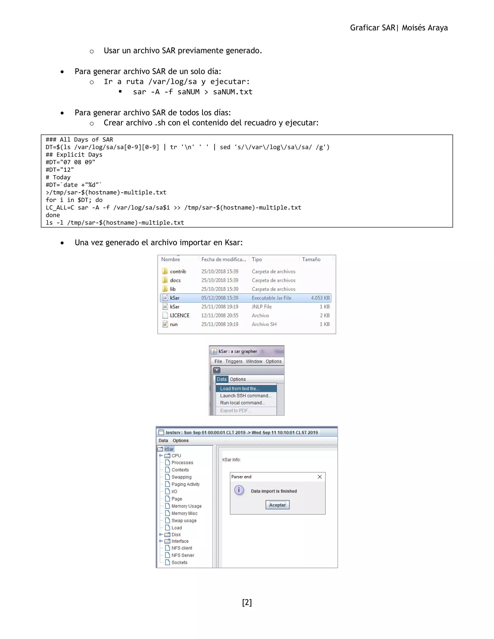 Graficar SAR Linux (System Activity Report) | PDF | Computing ...