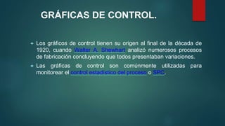 Gráficas de control | PPTX