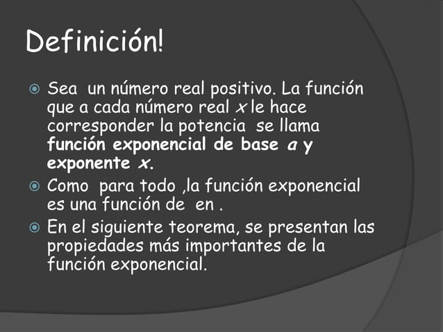 Graficas De Funciones Exponenciales Y Logaritmicas Ppt
