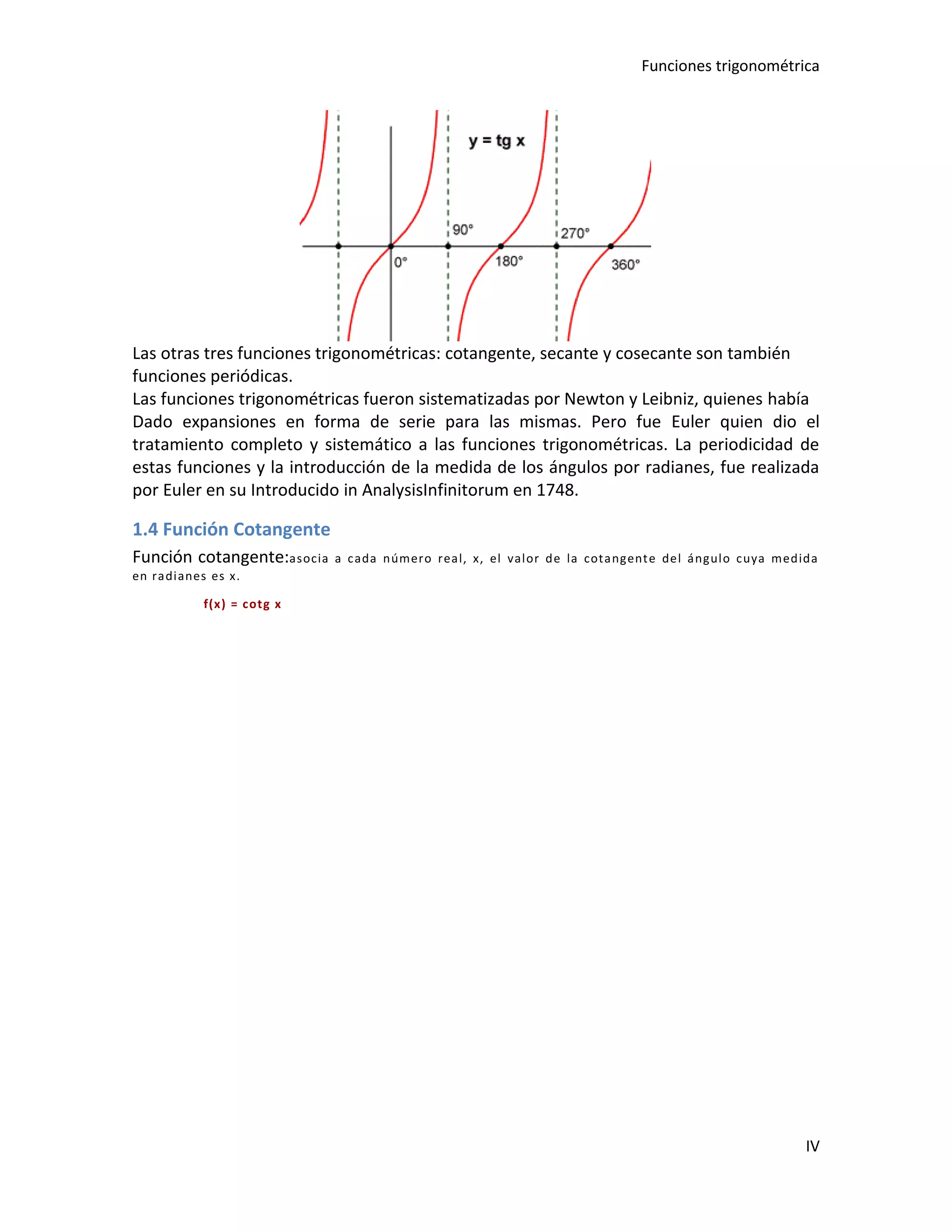 Graficas de las funciones trigonometricas | PDF