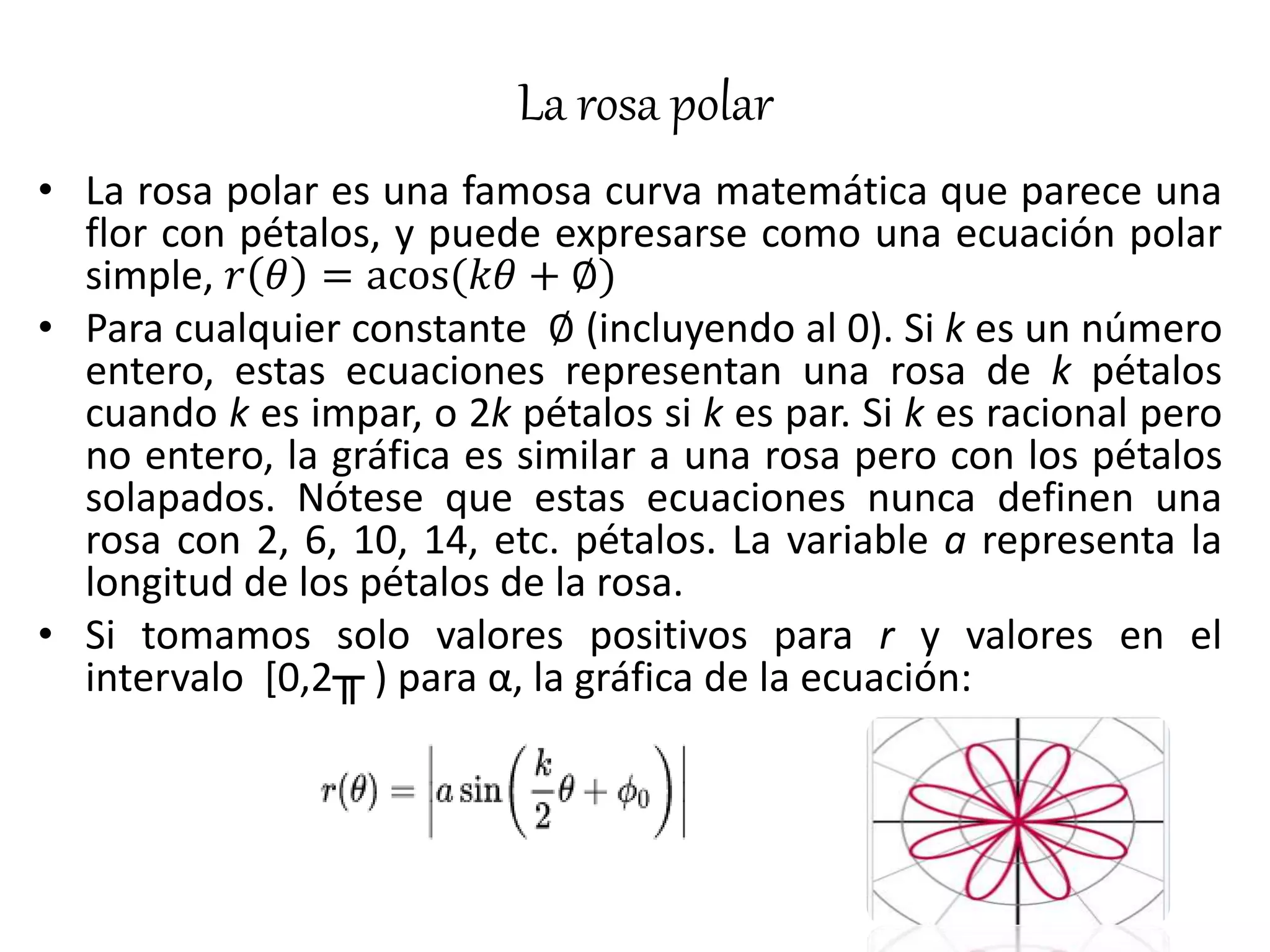 Graficas en coordenadas polares | PPTX