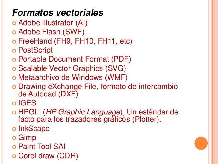 Graficos vectoriales