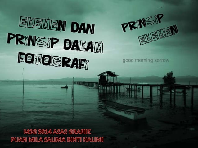 ELEMEN DAN PRINSIP dalam FOTOGRAFI | PPT