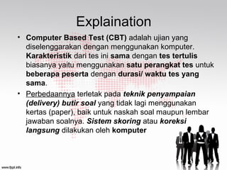 Layanan CBT Online | PPT