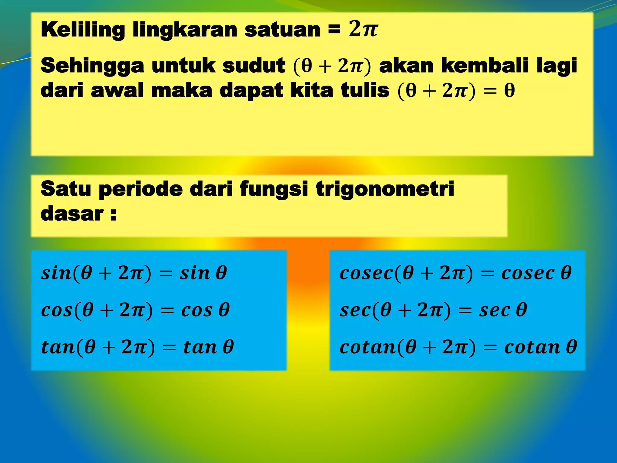 Fungsi Dan Grafik Fungsi Trigonometri Ppt