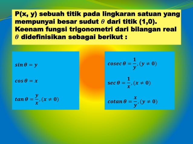 Fungsi dan Grafik Fungsi Trigonometri | PPTX