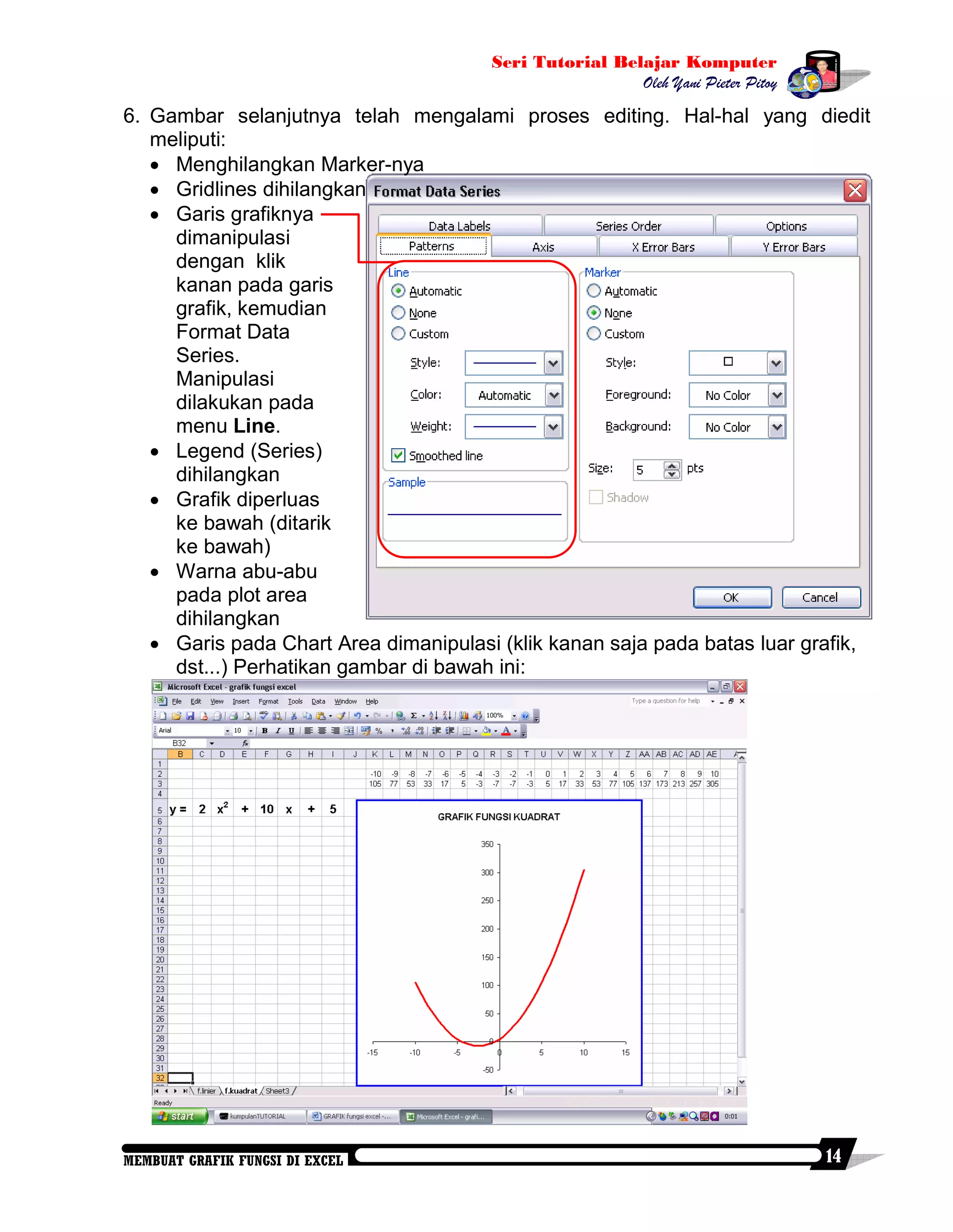 Membuat Grafik Fungsi di Excel | PDF