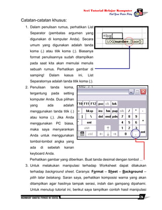 Membuat Grafik Fungsi di Excel | PDF
