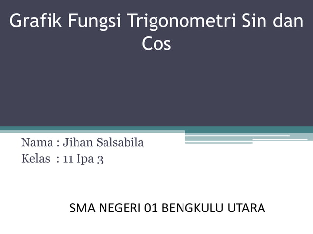 Grafik fungsi trigonometri sin dan cos | PPTX