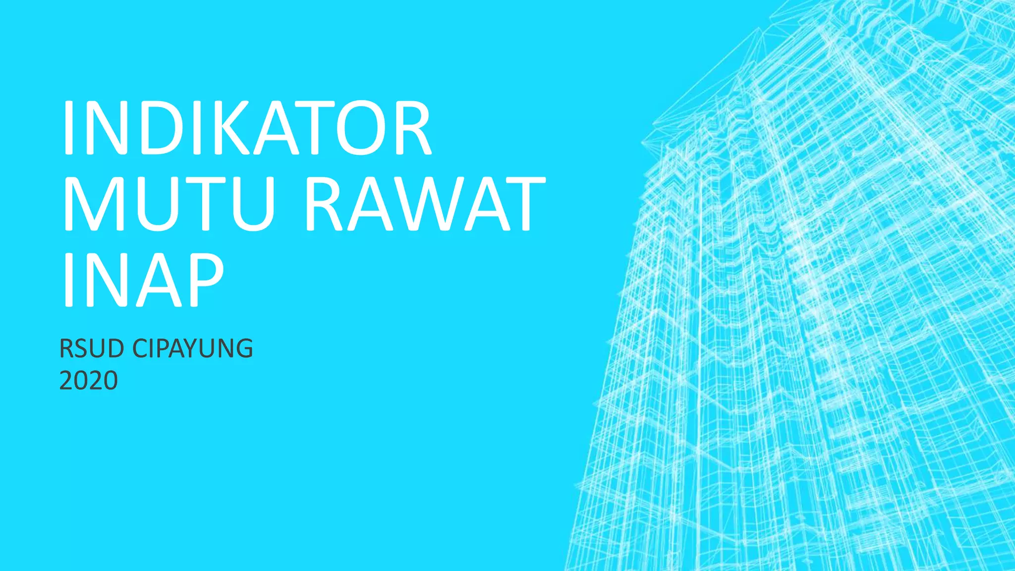 Grafik indikator mutu ranap | PPT