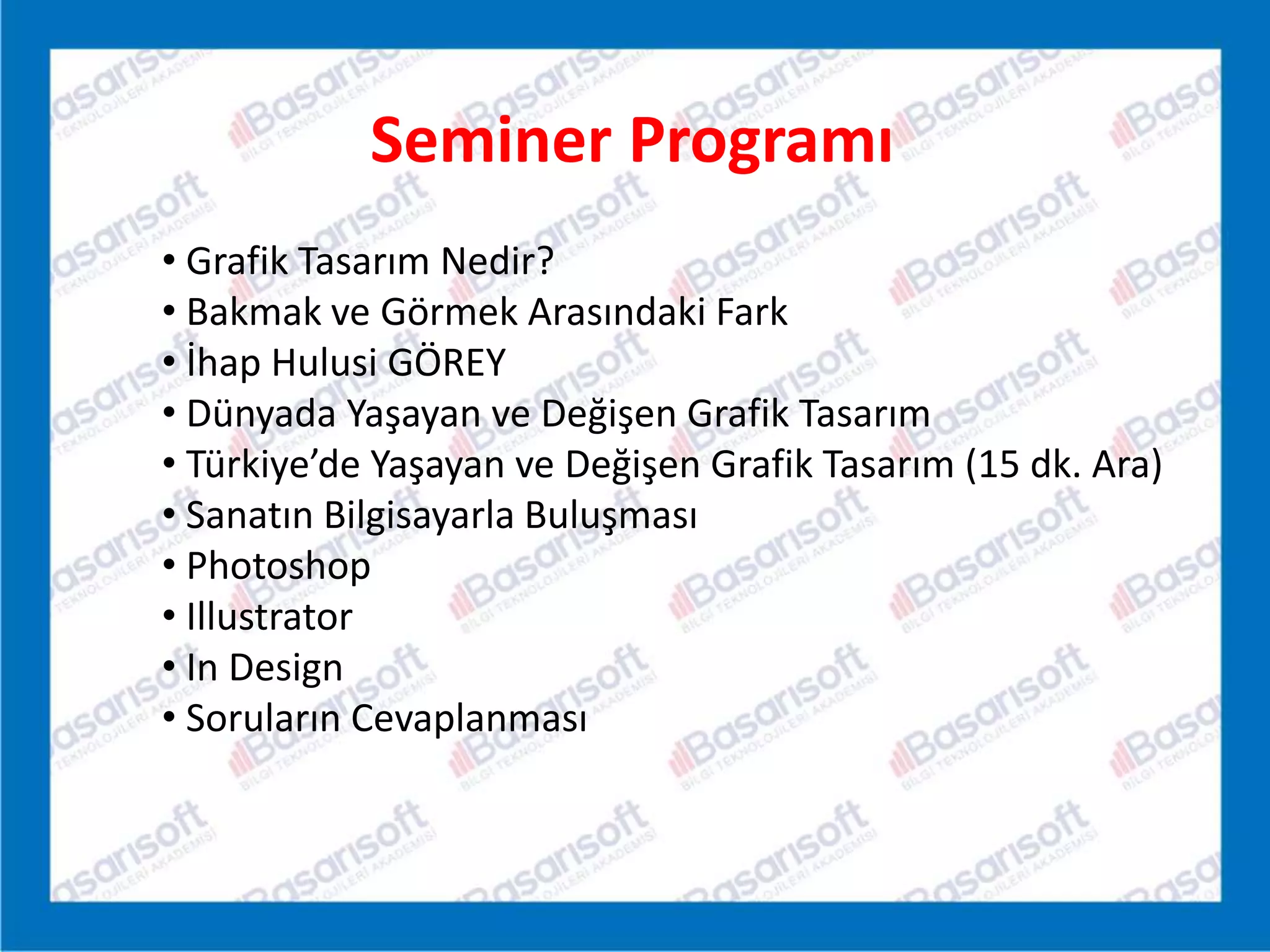 Grafik Tasarım Temelleri Sunumu | PPTX