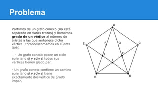 Teoria de grafos Euler | PPTX