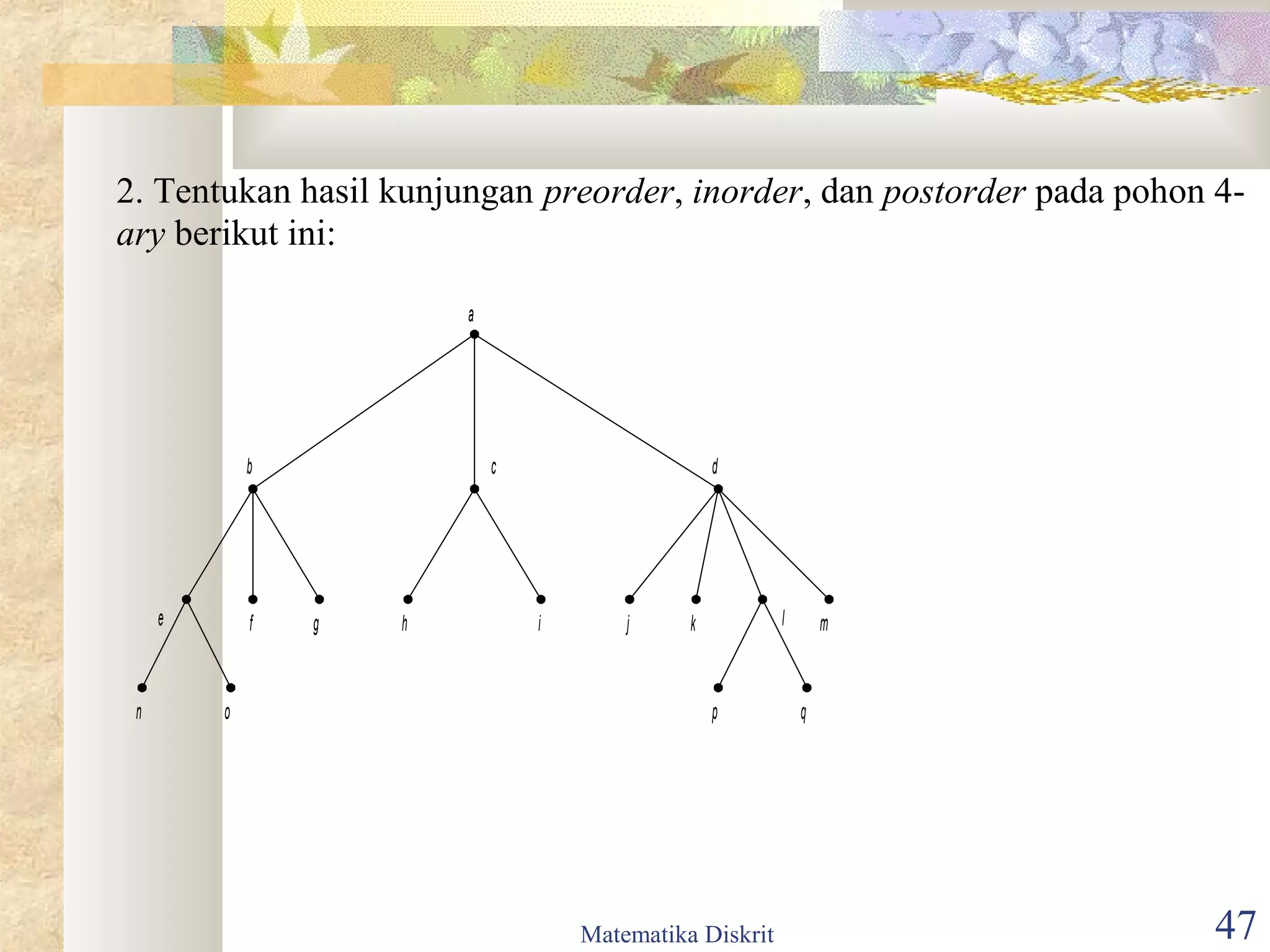 Graf pohon (bagian ke 6) | PPT