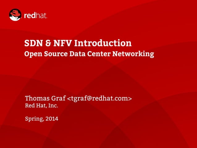 SDN & NFV Introduction - Open Source Data Center Networking | PPT