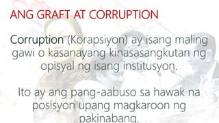 Graft And Corruption Tagalog