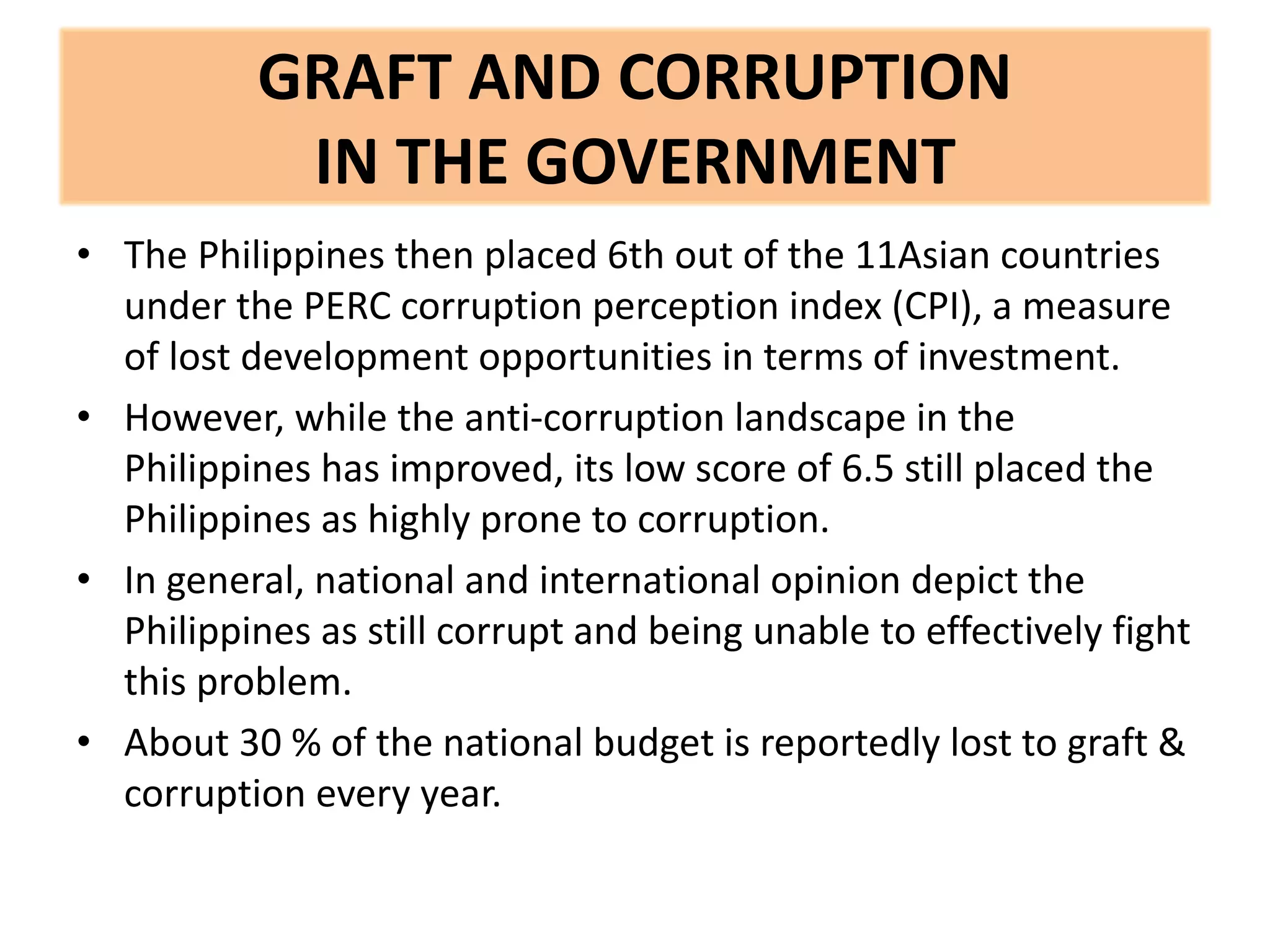 Graft and corruption | PPTX