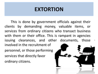 Graft and corruption | PPTX