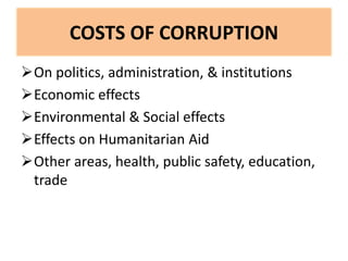 Graft and corruption | PPTX
