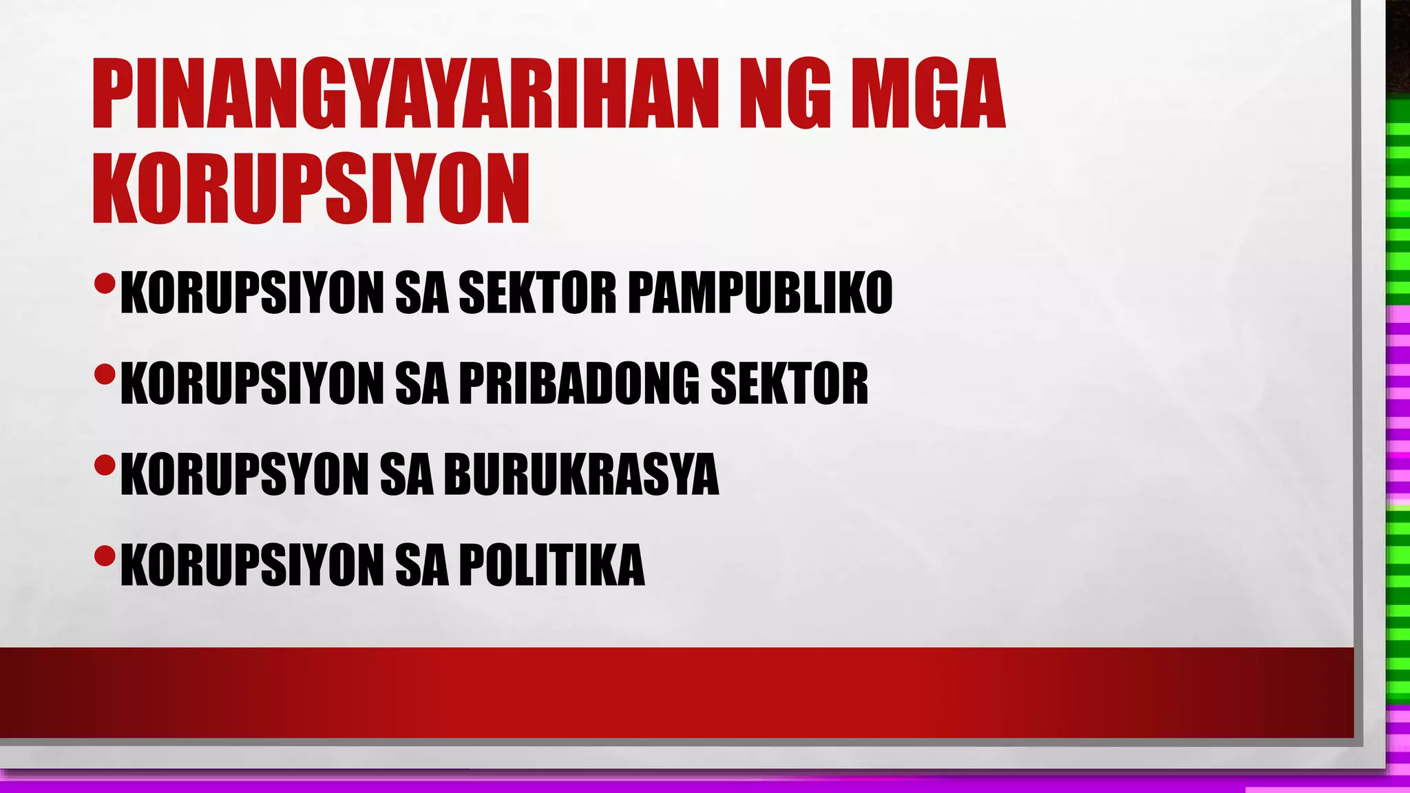 Graft and corruption lesson | PPTX