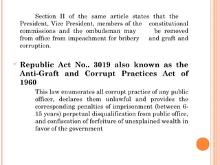 Graft & corruption in the government | PPT