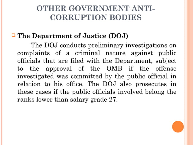 Graft & corruption in the government | PPT