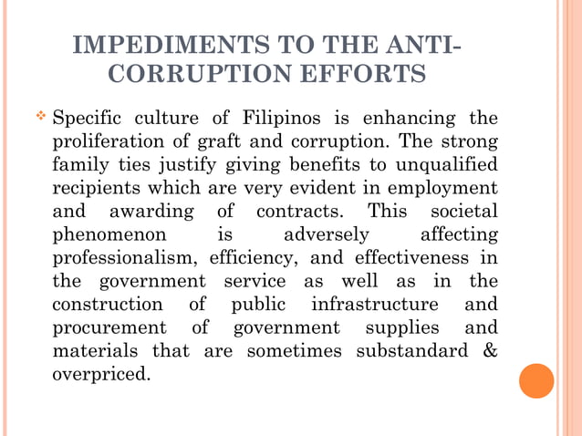 Graft & corruption in the government | PPT