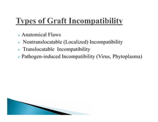 Graft incopatibility | PDF